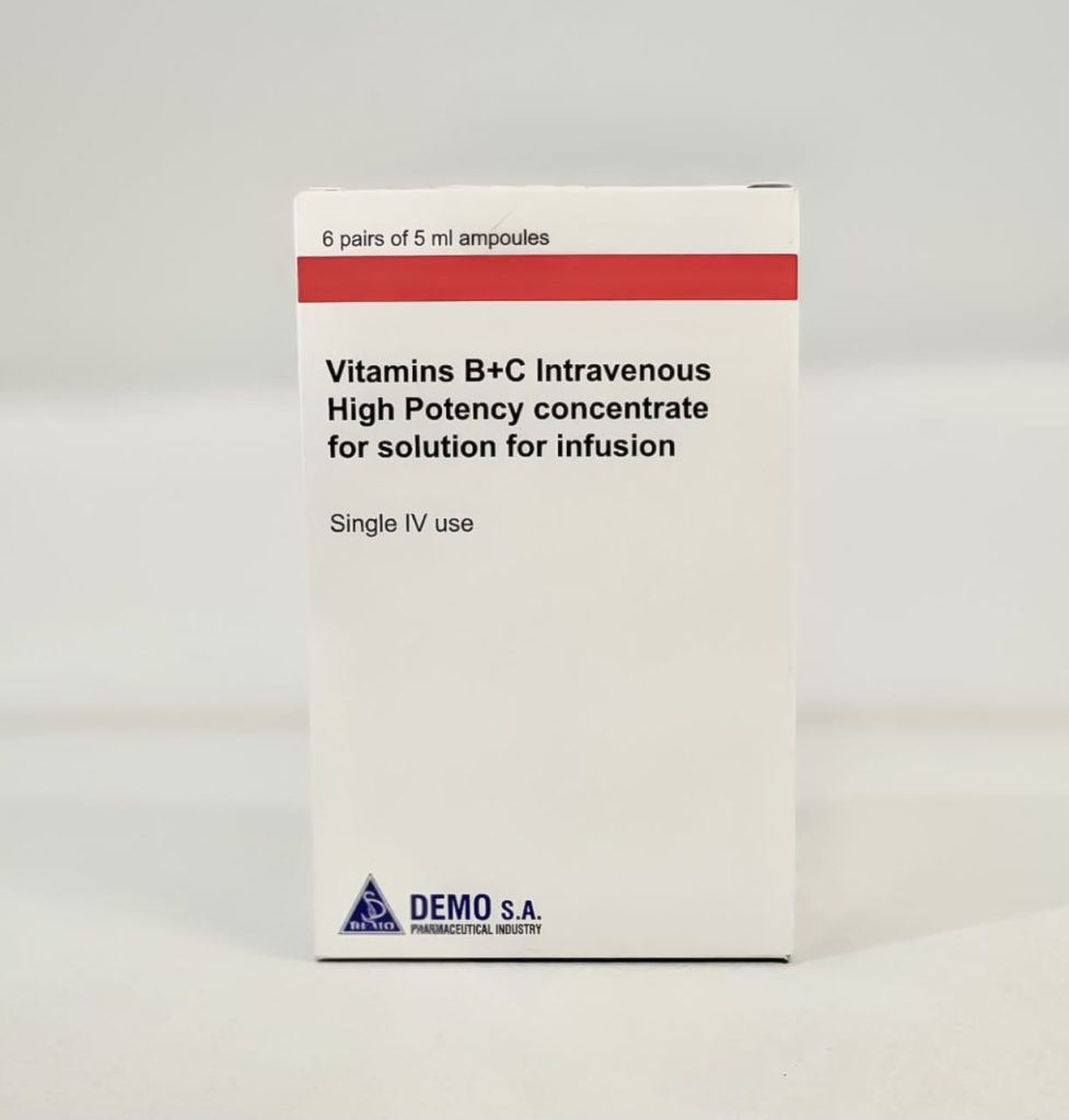 Pabrinex Vitamin C & B Inj IV 5ml Pack of 6 – Ask Pharmacy